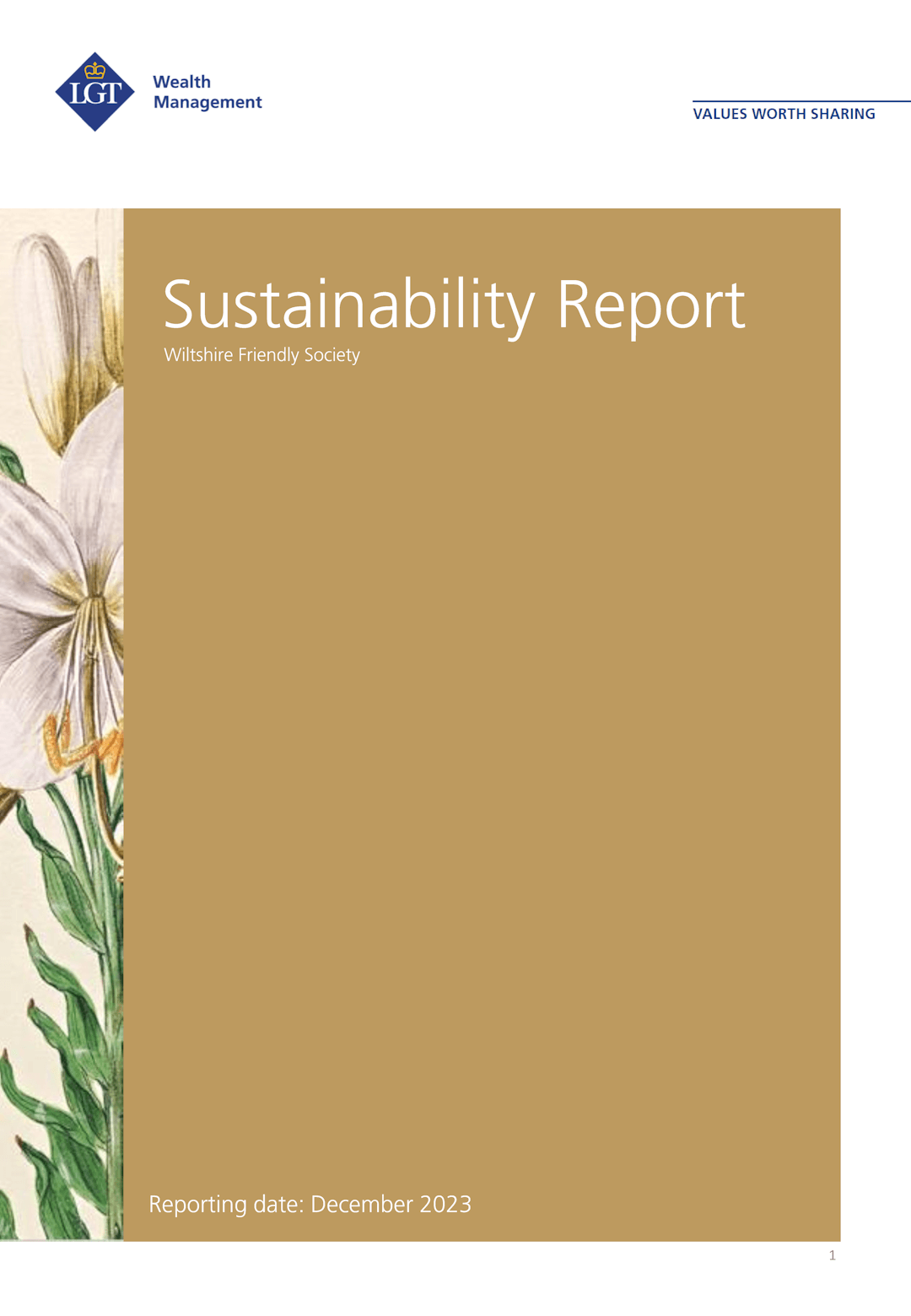 Environmental, Social & Governance (ESG) Statements